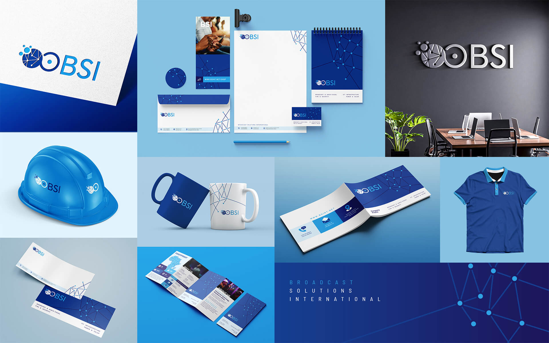 Broadcast S. International - Brand Identity Design • Work • Adapa Digital